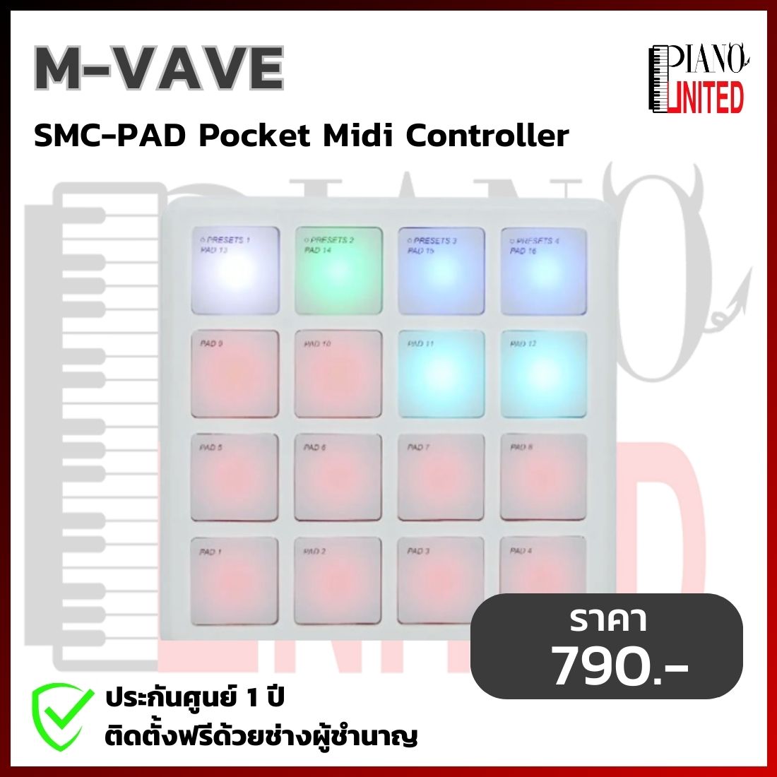 SMC-PAD Pocket Midi Controller